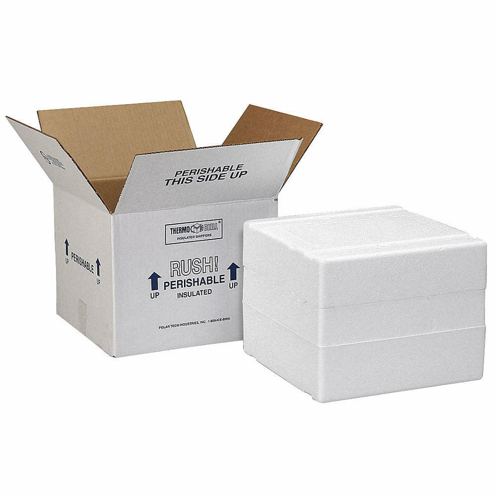 Insulated Foam Shipping Kit 6 x 4 1⁄2 x 3" (Foam Cooler)