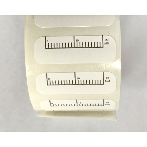 2 cm Adhesive Scales, (Narrow With Rounded Corners) **500/rl (new size